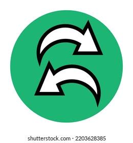 Undo Redo Icon Set Vector Stock Vector Royalty Free