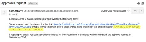 Email Approval Response Mst Solutions