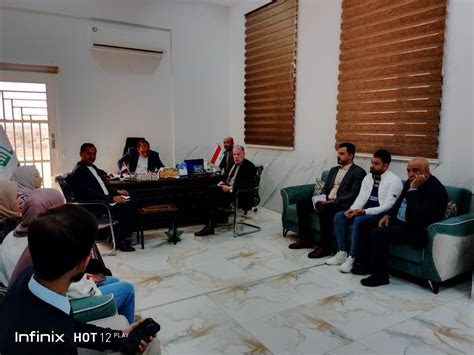 اجتماع مجلس كلية العلوم الادارية مع مسؤولي الجودة