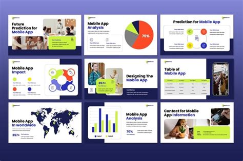 Mobile App Powerpoint Template Incl Mobile And Presentation Envato