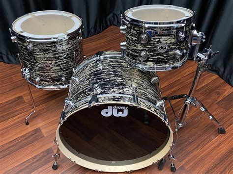 Dw Collectors Series Drum Workshop Pure Maple 333 Black Oyster Glass