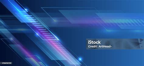 고급 통신 기술 파란색과 빛나는 미래 지향적 인 배경입니다 벡터 일러스트 레이 션 템플릿 추상적인 기술적 요소로 만들어진 혁신적인 배경 0명에 대한 스톡 벡터 아트 및 기타