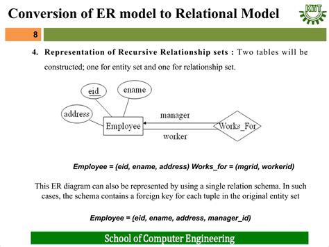 Dbms 10 Conversion Of Er Model To Relational Model Pdf