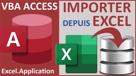 Importer Des Données Dune Feuille Excel En Vba Access Youtube