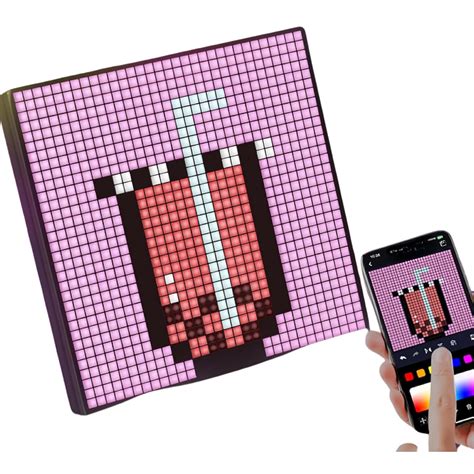 Buy Smart LED Pixel Lamp With Calendar Programmable Pixel Matrix Panel And APP Control