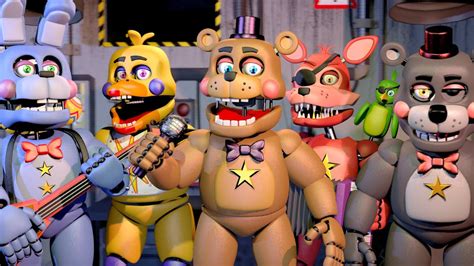 [fnaf Sfm] The Rockstar Animatronics Voices Youtube