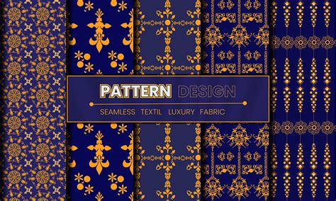 Seamless Textile Fabric Repeat Floral Patterns Design Behance