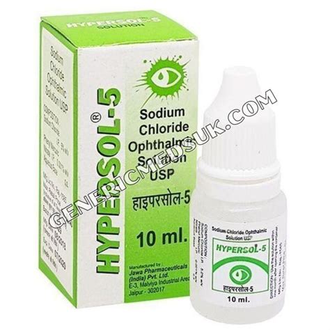 Hypersol Eye Drop Sodium Chloride Generic Meds Uk
