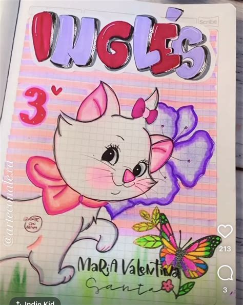 Como Dibujar Portadas Para Cuadernos Ideas Para Marcar Lights Crystal