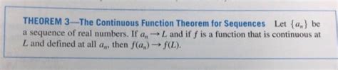 solved theorem 3 the continuous function theorem for