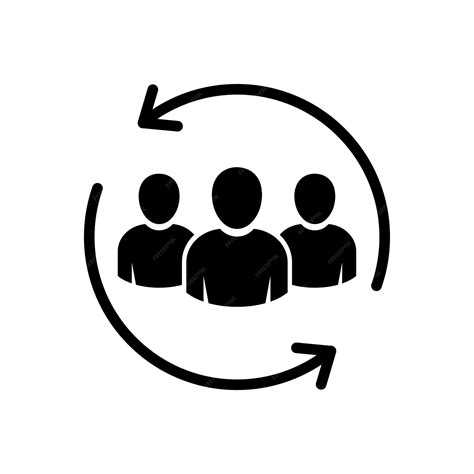 Premium Vector Customer Icon Customer Retention Returning Clients