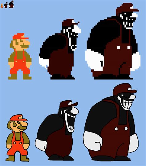 Retraced Mx Mario 85 Pc Port Sprite Comparison By Abbysek On Deviantart