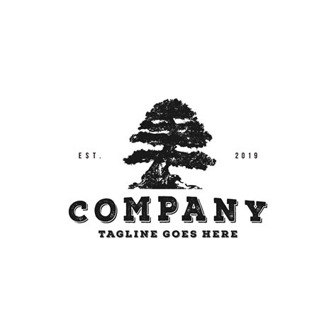 Trees Logo Design Template Awesome Trees With Circle Logo A Modern Trees Logotype 21556486