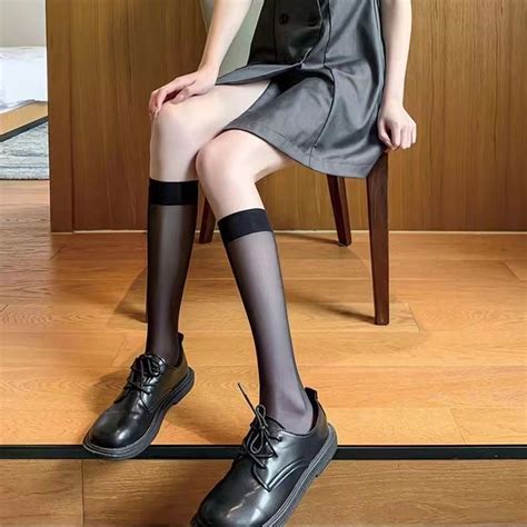 Jual Jkknitted Wide Leg Horn Foot Sock Womens Autumn Winter Japanese