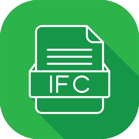 Ifc File Format Vector Icon Vector Art At Vecteezy
