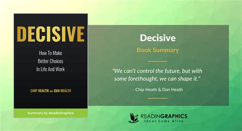Book Summary Decisive Chip Heath And Dan Heath