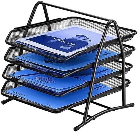 Sliding Letter Tray Organiser Filing Tray For Office Home A4 Paper