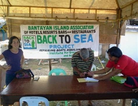 Bantayan Back To Sea Project Brgy Bantigue Officers And Beneficiaries Philippine News