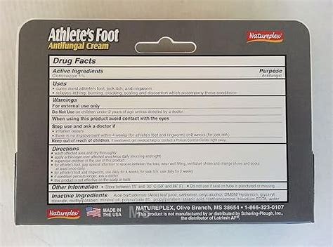 6 Natureplex Athletes Foot Antifungal Cream Clotrimazole 1 Jock Itch