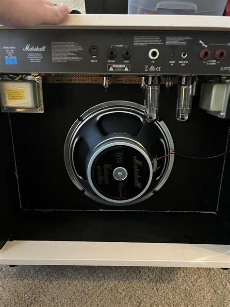 Since Some People Dont Believe The Marshall Dsl40crc Doesnt Come With A Celestion V Type