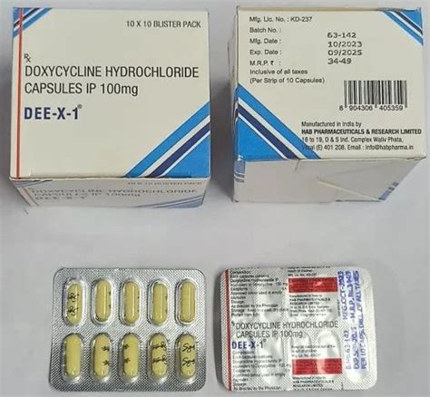 Dee X 1 Strength 100mg Packaging Size 10x10 At Rs 100stripe In