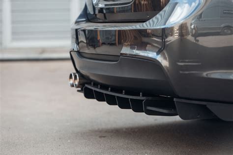 Performance Rear Bumper Diffuser Addon With Ribs Fins For BMW E90 E91 M Sport AVOGroup