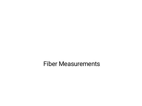 Solution Fiber Measurement Optical Communication Studypool