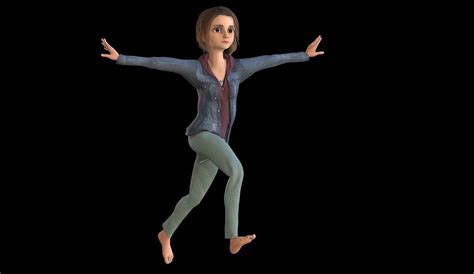 Hermione Granger Toon Style 3d Model Rigged Cgtrader