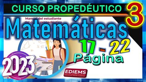 Manual del estudiante curso propedéutico contestado 2023 Curso