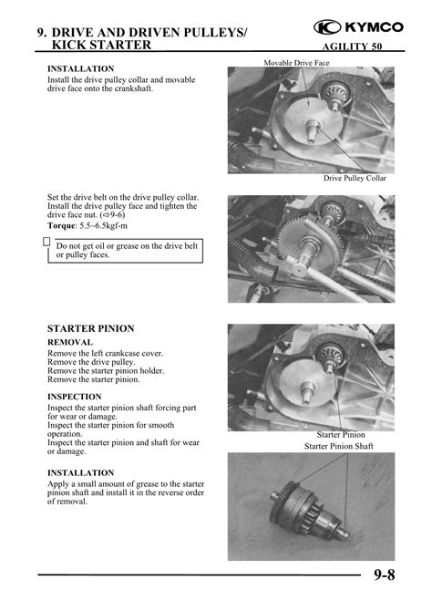 2005 2012 Kymco Agility 50 4t Scooter Service Manual Retro Motorcycle