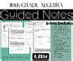 Algebra Math 2 A REI 4 Solving Quadratics Guided Notes By Montano