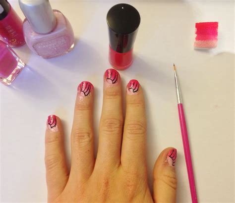 Abigirl Pink Butterfly Ombre Nail Art Tutorial