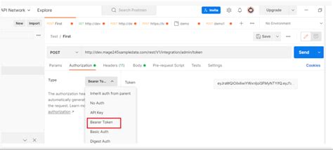 How To Get The Admin Authorization Token For Postman In Magento Adobe