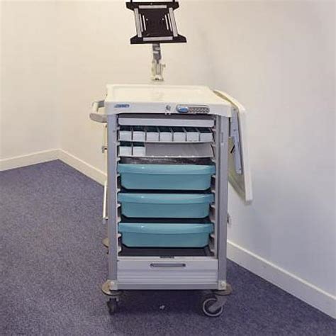Used Rolling Medication Dispensing Cart For Sale At Art Medical Suisse