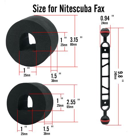 Nitescuba Faxs Jumbo Float Kit Buoyancy Underwater Float For Ultralight