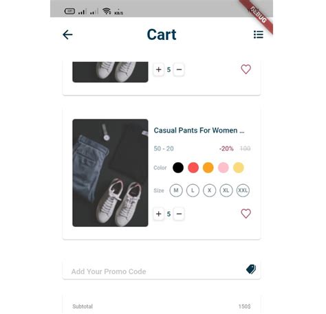An E Commerce App With Flutter And Convert The Xd To Dart Code