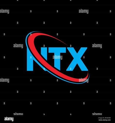 Ntx Logo Ntx Letter Ntx Letter Logo Design Initials Ntx Logo Linked With Circle And Uppercase
