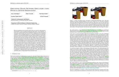 Grounding Graph Network Simulators Using Physical Sensor Observations