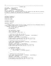 Parsing And Storing Student Information From Input Stream In C
