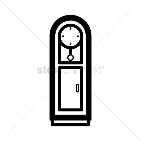 Grandfather Clock Vector At Getdrawings Free Download