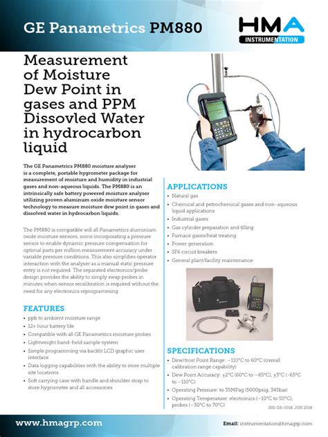Dew Point Analyzer Pdf