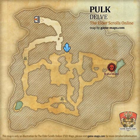 ESO Delve Maps With Skyshards And Bosses Location The Elder Scrolls