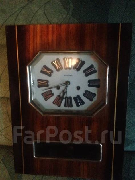 Часы Янтарь настенные с боем СССР Антиквариат во Владивостоке