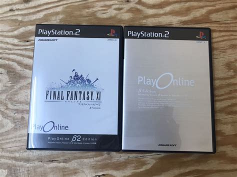 【やや傷や汚れあり】m ネコポスe Playonline βedition Playstation2 Ps2 Finalfantasy