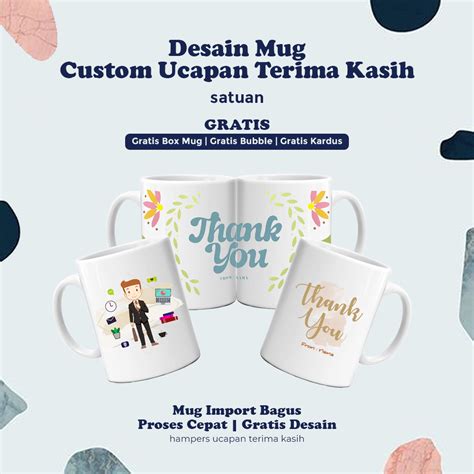 Jual Mug Custom Satuan Mug Custom Tulisan Souvenir Gelas Custom