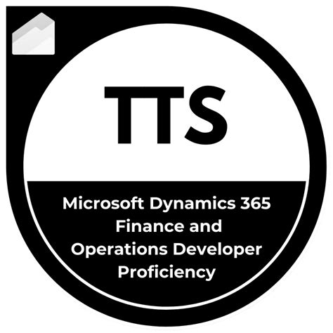 Microsoft Dynamics 365 Finance And Operations Developer Proficiency