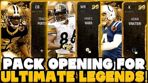 ULTIMATE LEGEND PACK OPENING MADDEN ULTIMATE TEAM YouTube