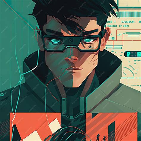 Premium Photo Hacker Illustration