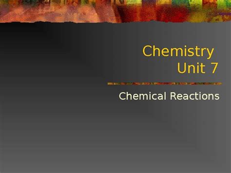 Oxidation Reduction Reactions Powerpoint By All Your Chemistry Needs