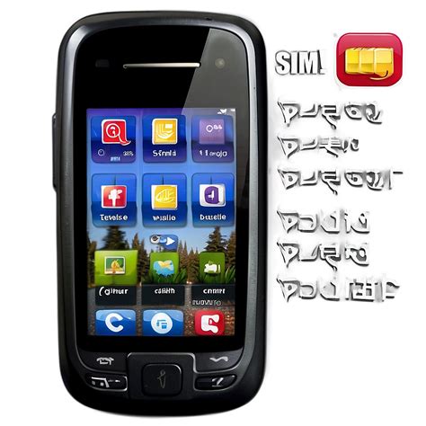 Download Dual Sim Cellphone Png 59